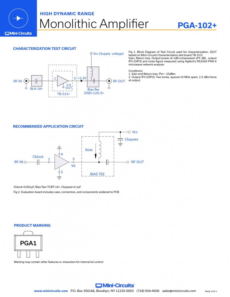 PGA-102+ datasheet page 4