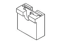 2.54mm Pitch C-Grid Micro Shunt, Low Profile, 0.381µm Select Gold (Au) with Gold (Au) Flash Plating