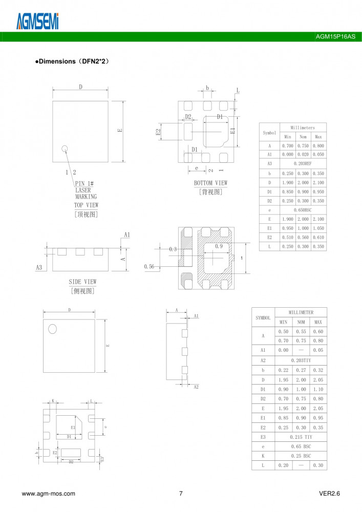 AGM15P16AS datasheet page 7