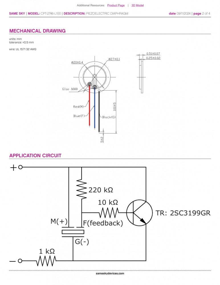 CPT-2746-L100 technical document page 2
