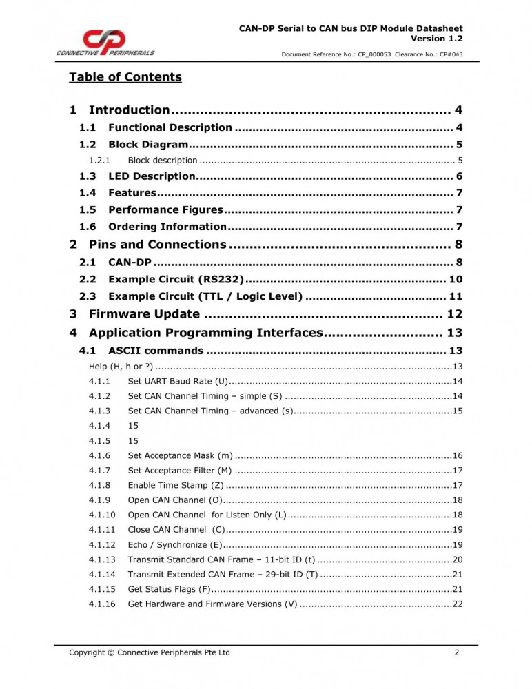 CAN-DP datasheet page 2
