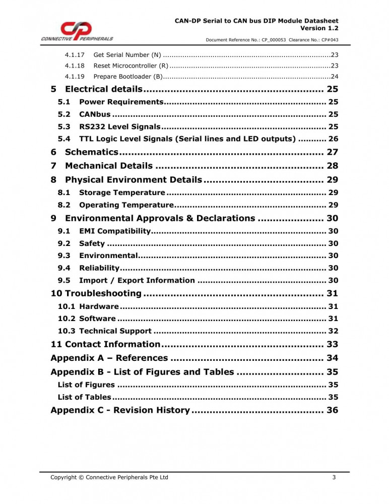 CAN-DP datasheet page 3