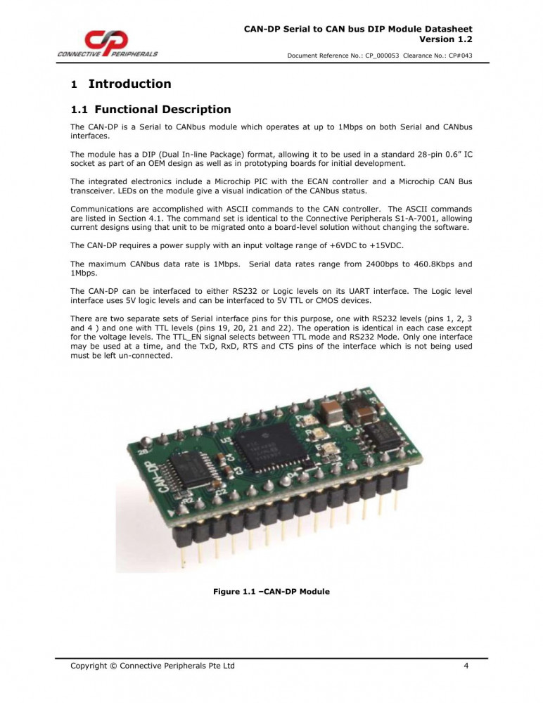 CAN-DP datasheet page 4