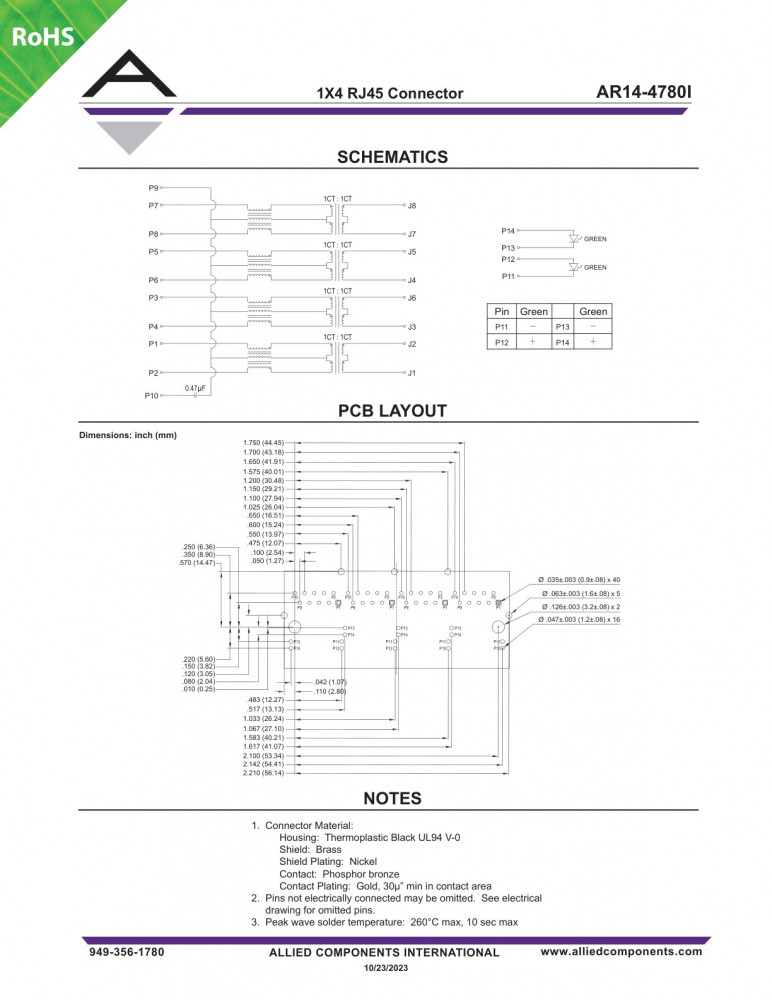 AR14-4780I datasheet page 2