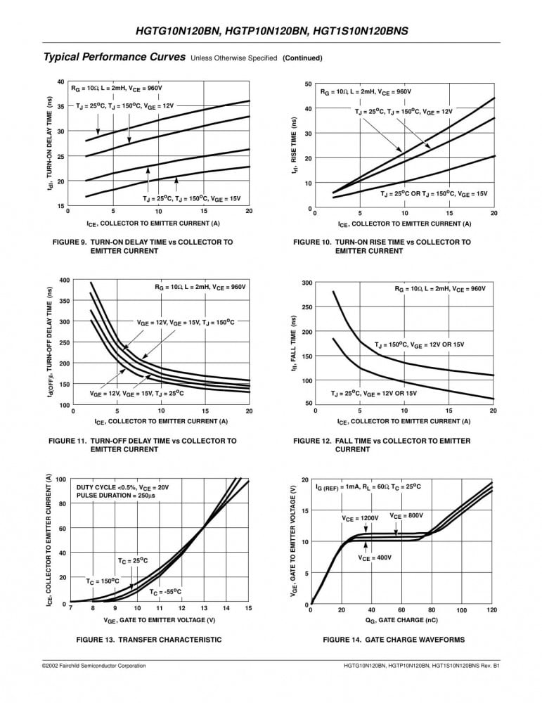HGTP10N120BN datasheet page 6