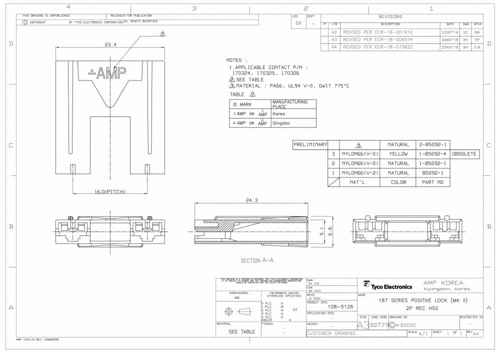 TE Connectivity 1-85092-1 technical drawing preview