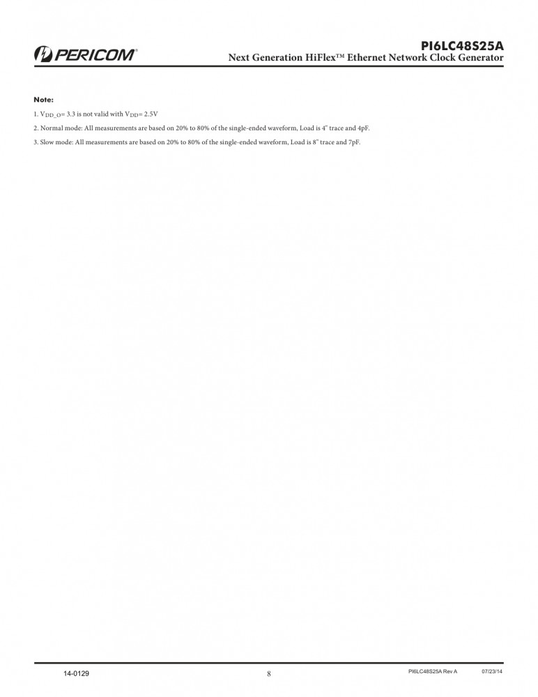 PI6LC48S25AZBBIEX datasheet page 8