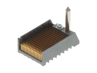 Impact 100 Ohm 5 Pair Vertical Backplane Header, Right Guided, Open Endwall, 16 Columns, 240 Circuits, Pin Length 4.90mm, Plated Through Hole Dimension 0.46mm, Lead-Free