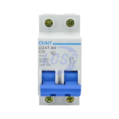 CHINT DZ47-60 2P C60 Miniature Circuit Breaker