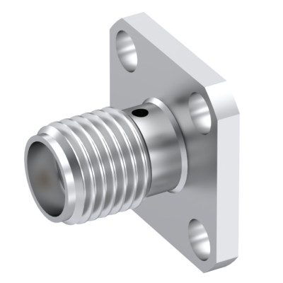 SMA / UNIVERSAL SQUARE FLANGE JACK RECEPTACLE FOR PIN 0.93MM for sale