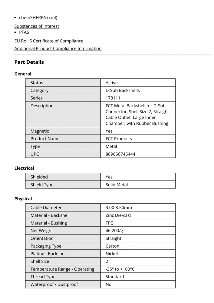 MOLEX 1731110169 technical drawing page 2