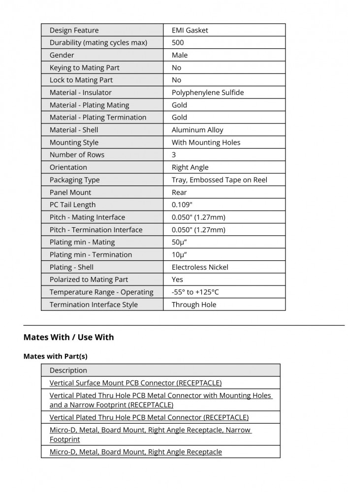 Technical document page 2 for MK-3D2-069-323-000S-EMI