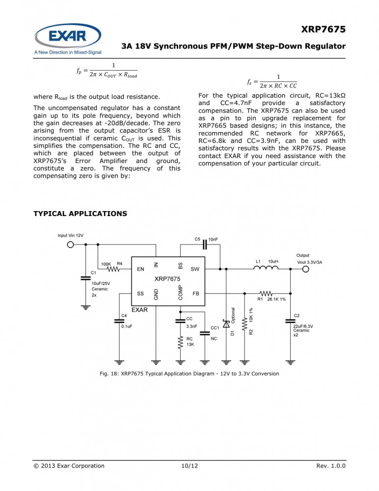 XRP7675 datasheet page 10