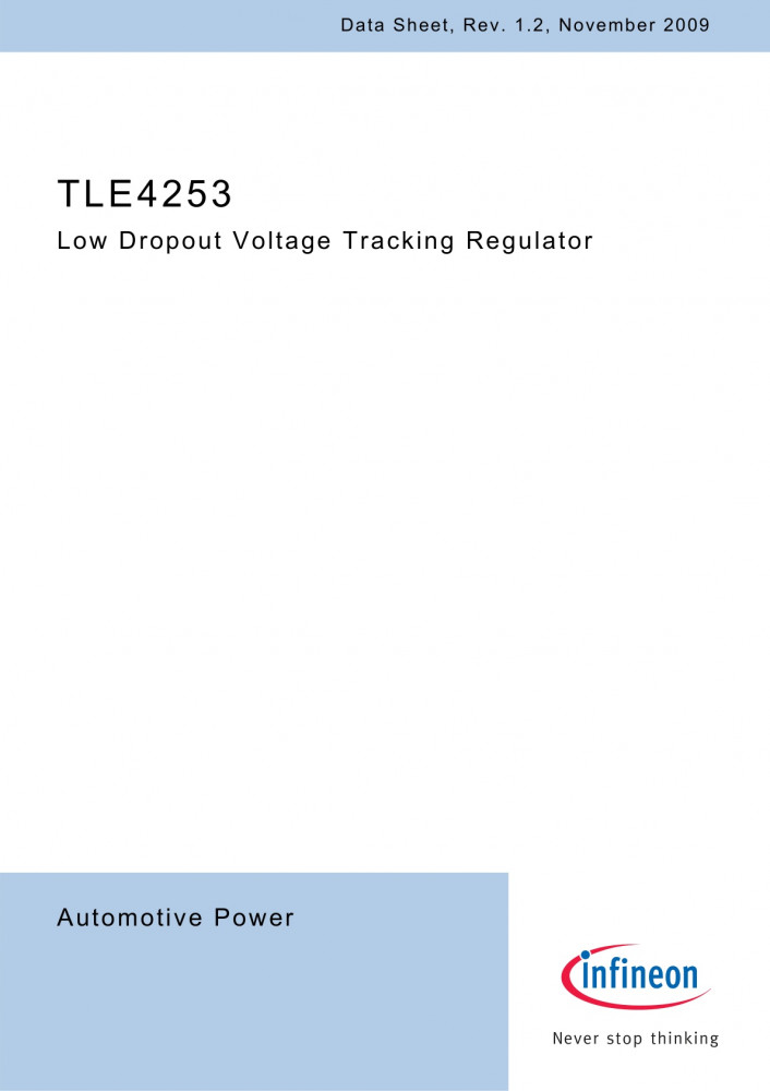 TLE4253GS datasheet page 1