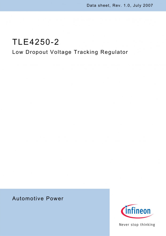 TLE4250-2G datasheet page 1