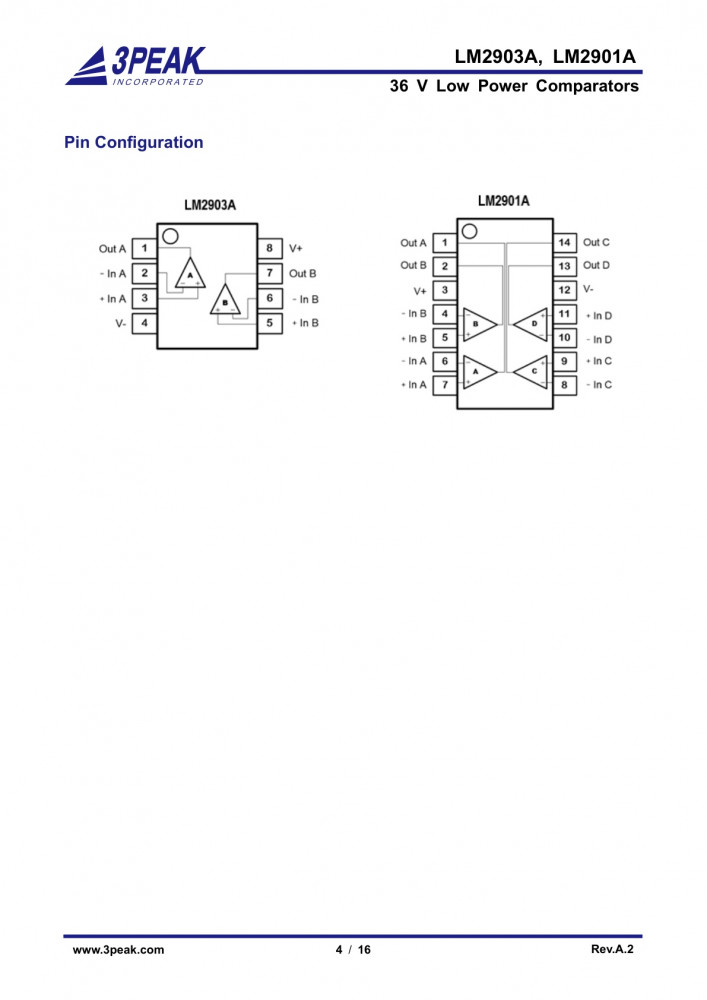 LM2903A datasheet page 4