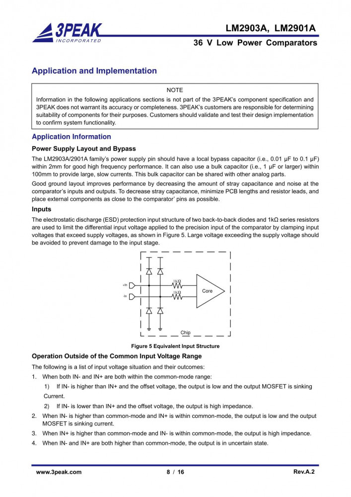 LM2903A datasheet page 8