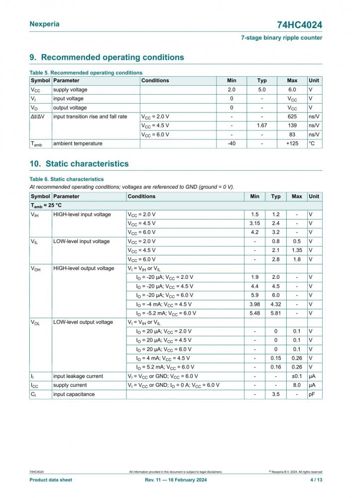 74HC4024D,653 datasheet page 4