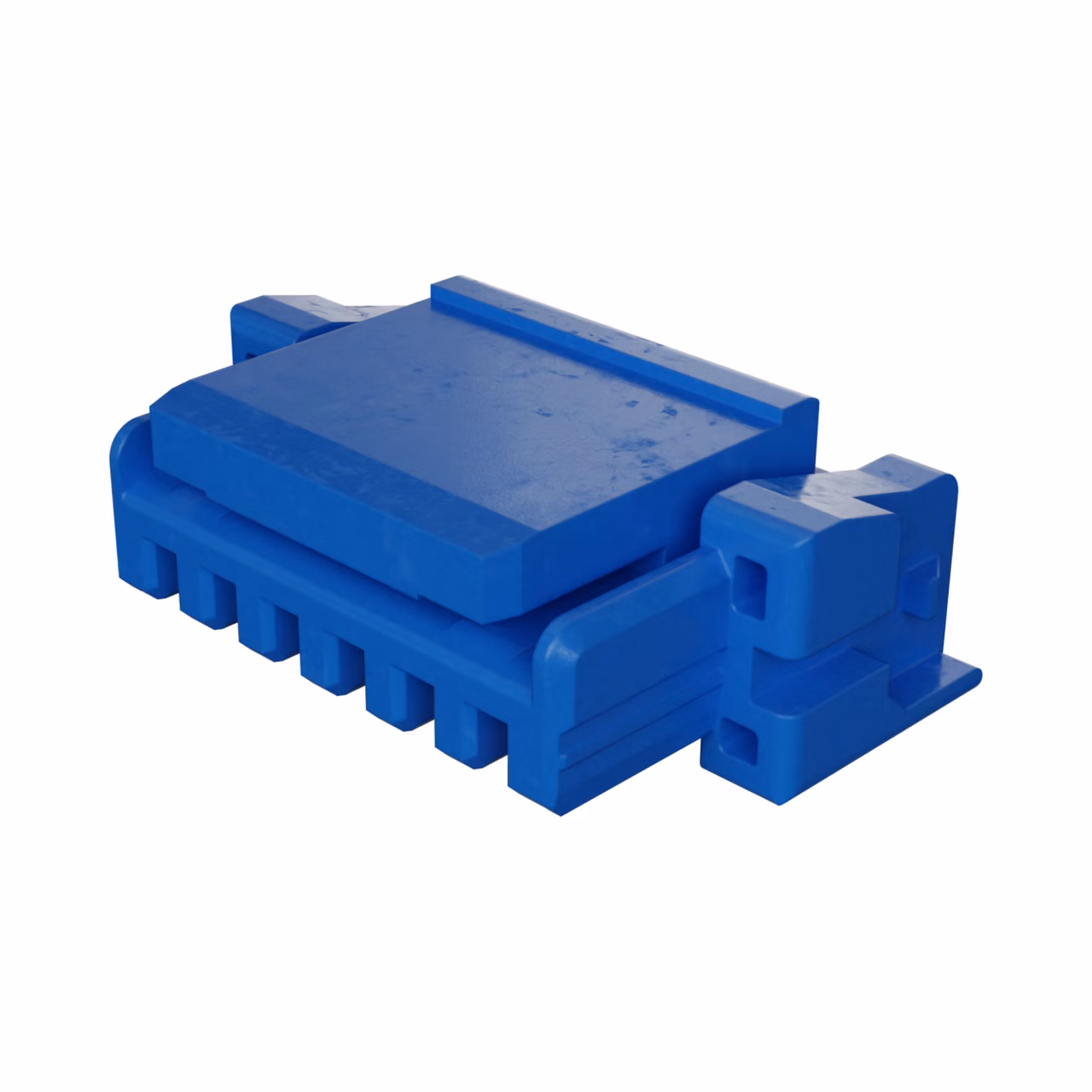 Micro-Lock Plus TPA Type Receptacle Housing, 1.25mm Pitch, Single Row, Positive Lock, 6 Circuits, Blue for sale