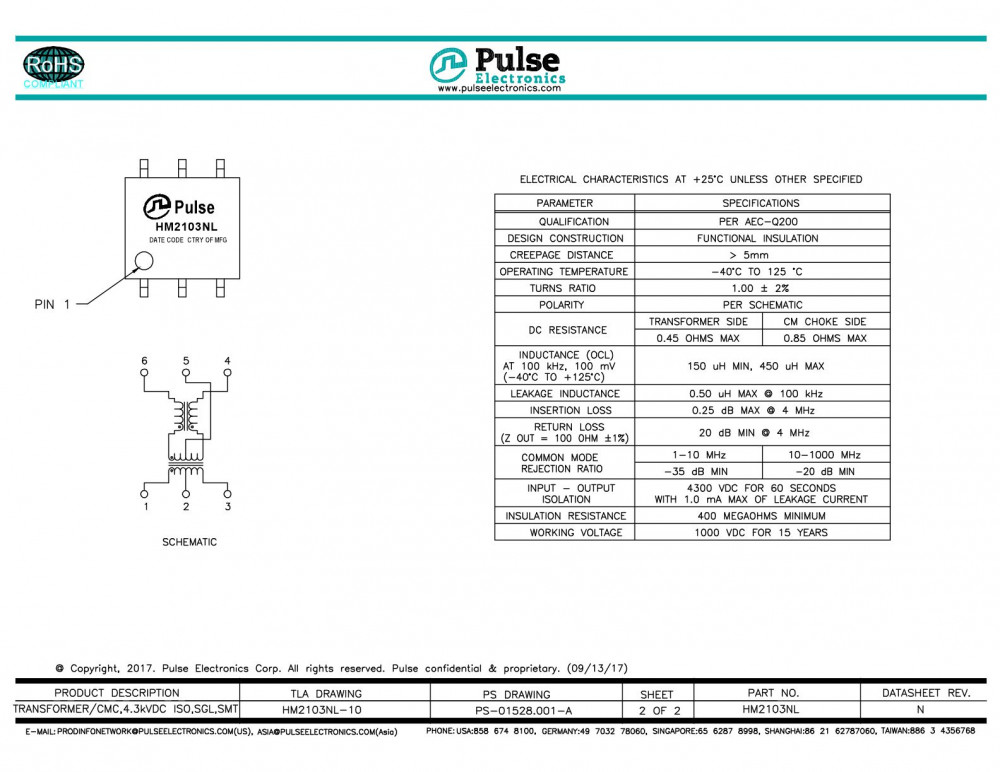 HM2103NLT datasheet page 2