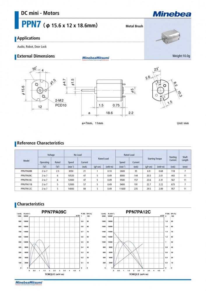 PPN13 motor technical document page 1