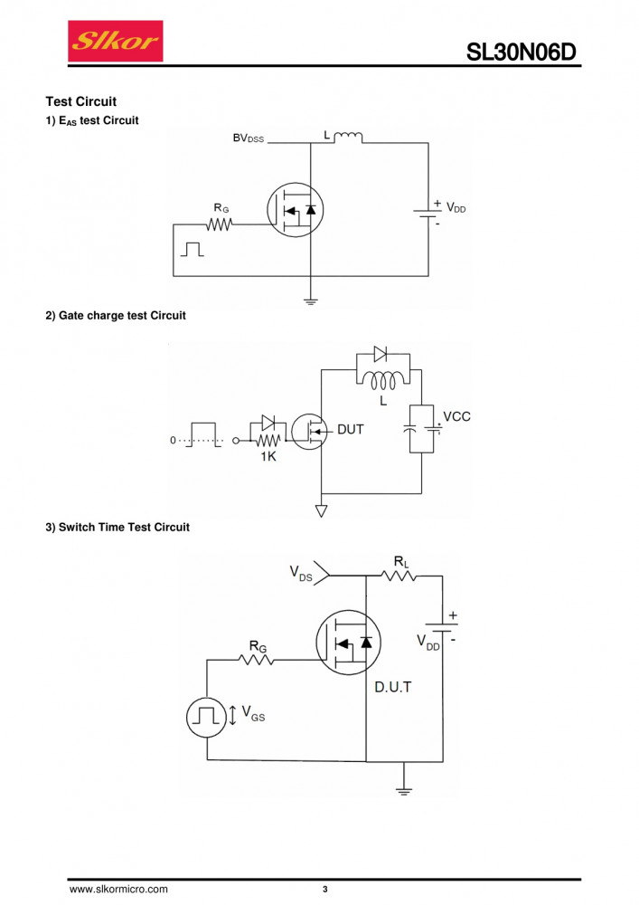 SL30N06D datasheet page 3