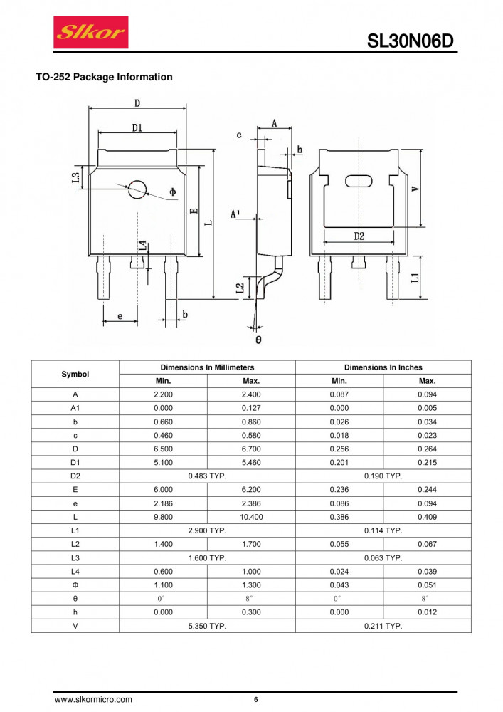 SL30N06D datasheet page 6