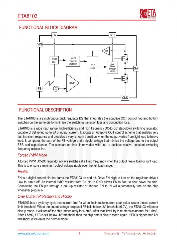 ETA8103S2G datasheet page 6