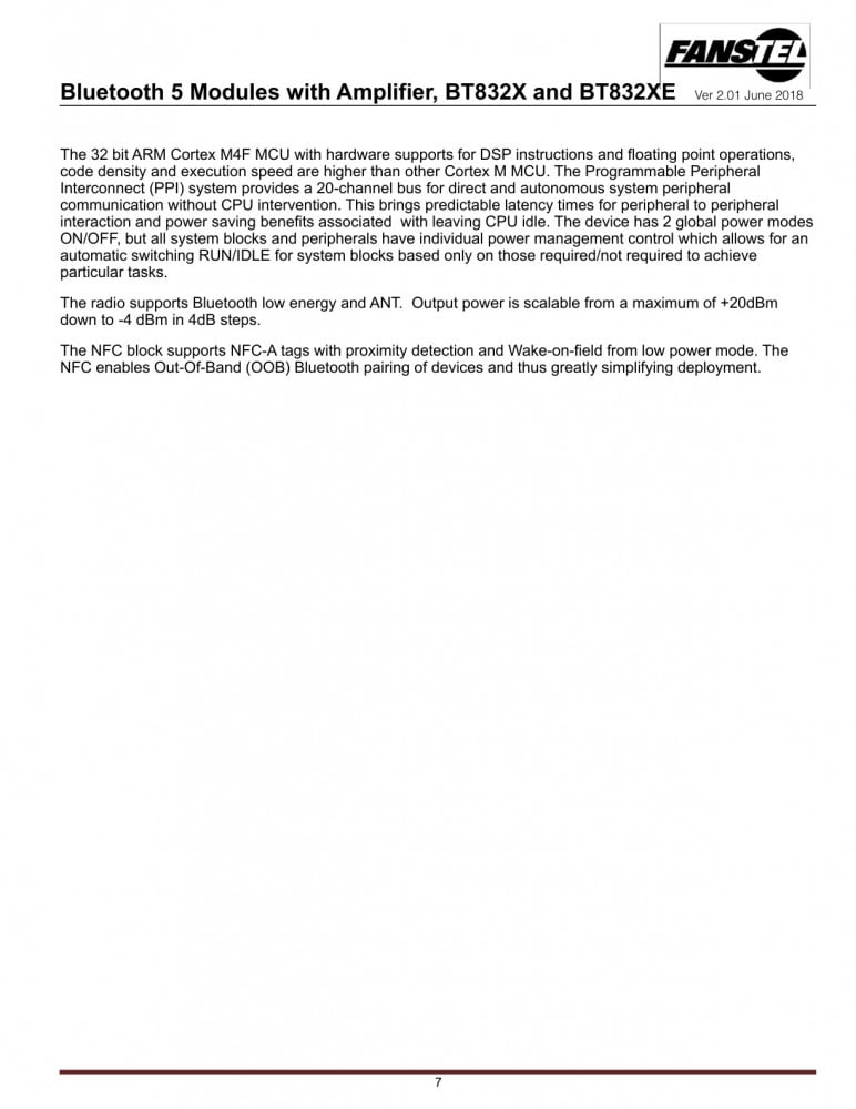 BT832X datasheet page 7