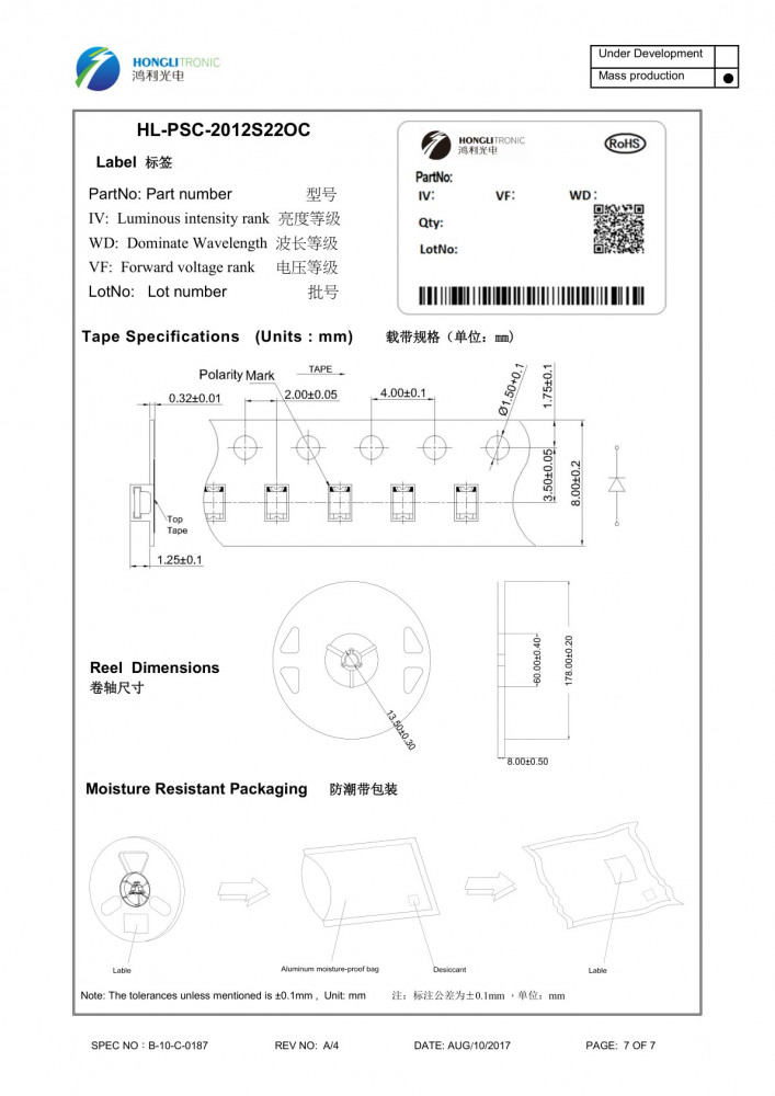 HL-PSC-2012S22OC datasheet page 7
