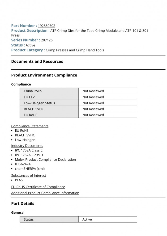 Product document image, page 1
