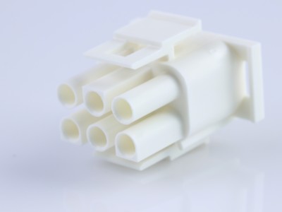 2.50mm, 3.50mm CMC Header, Right-Angle, 48 Position, 1 Port, Black, Peg,  Lead-Free