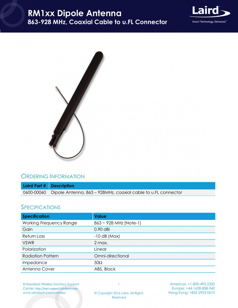 0600-00060 technical document page 1