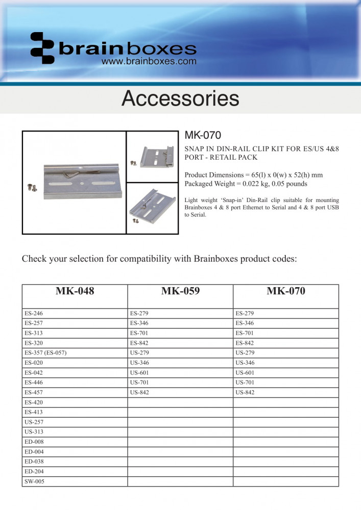 MK-048 product documentation image, page 2