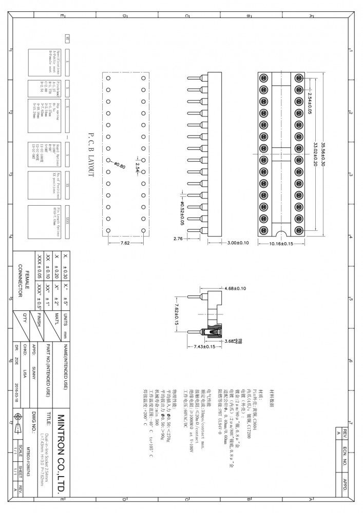 MINTRON MTBD3-I1280743 technical document preview