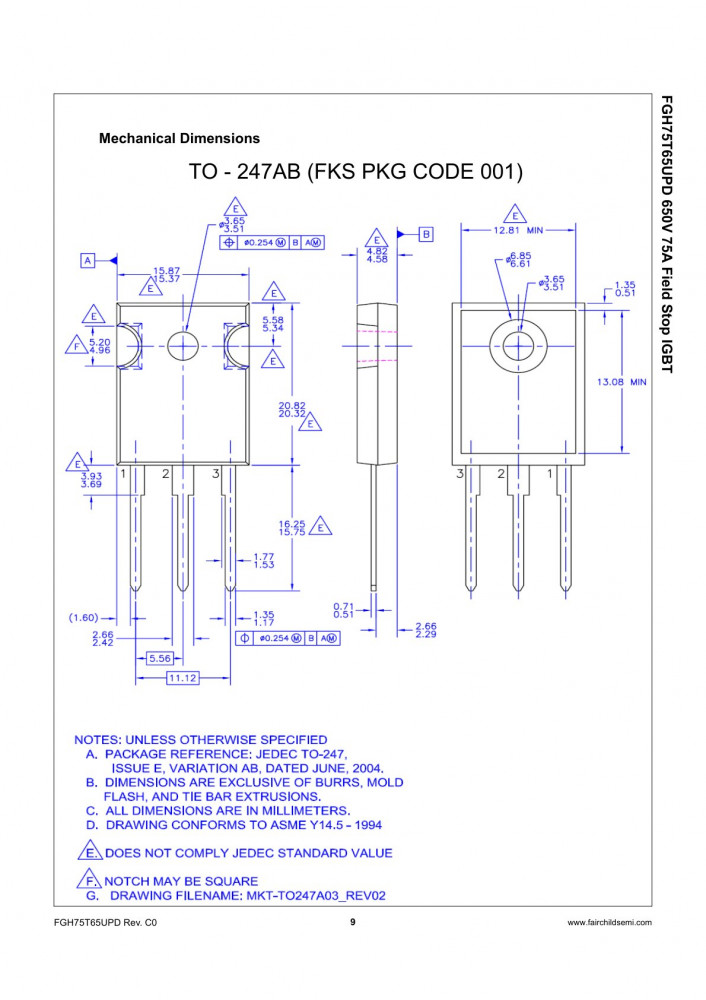 FGH75T65UPD datasheet page 9