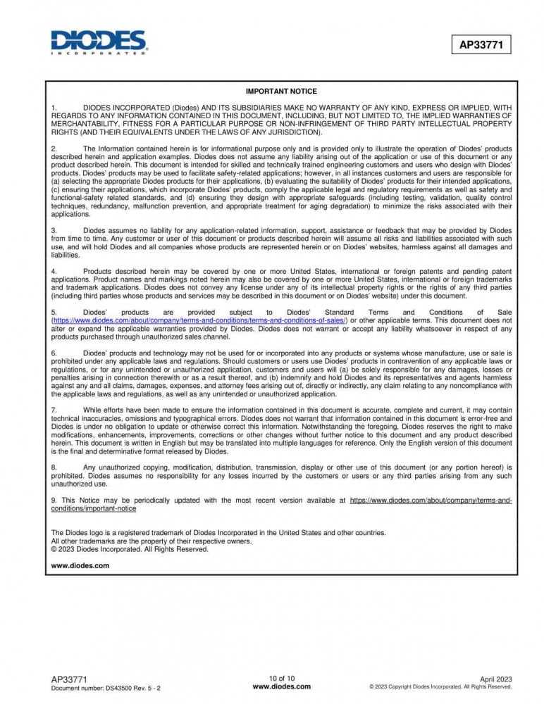 AP33771 datasheet page 10