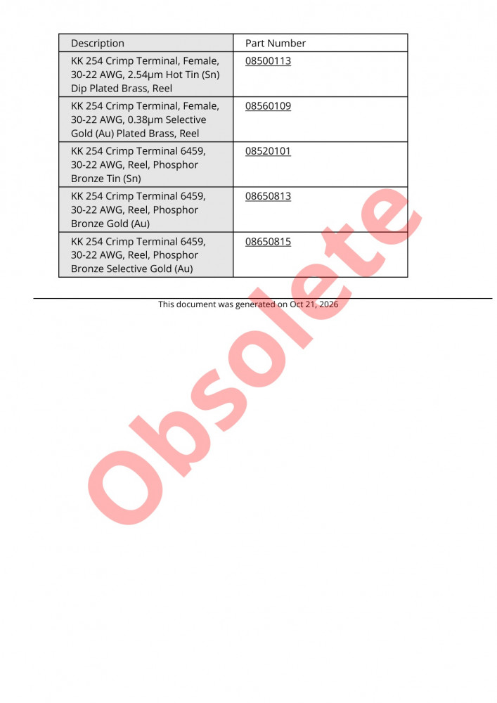 Technical document image 3 for Molex 690371027