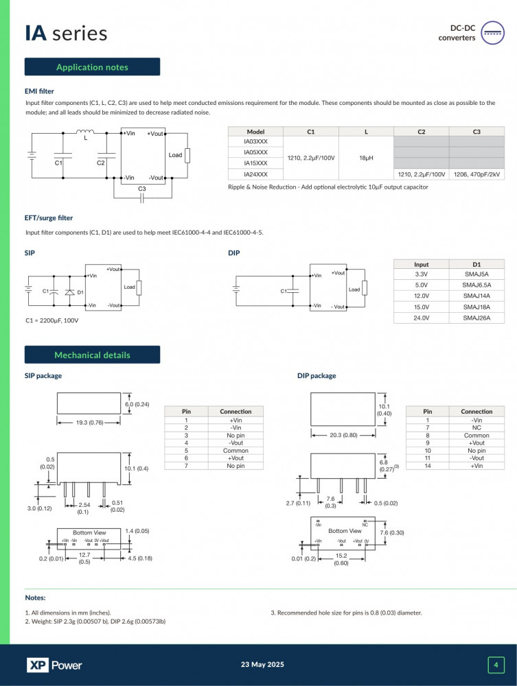 IA0515S technical document, page 4