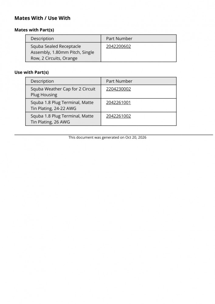 MOLEX 2042232602 product document page 3