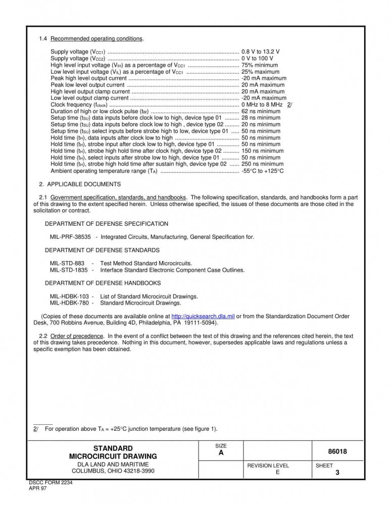 55500EFD/B datasheet page 4