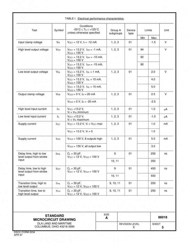 55500EFD/B datasheet page 6