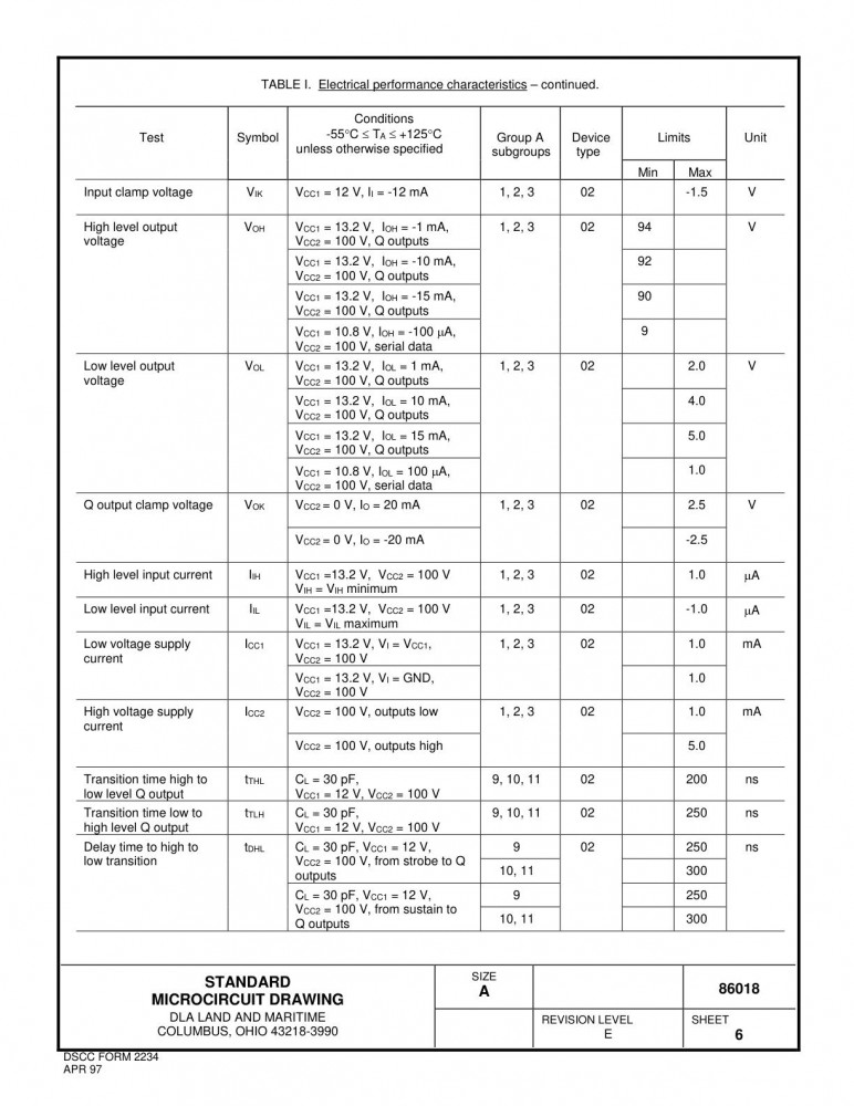 55500EFD/B datasheet page 7