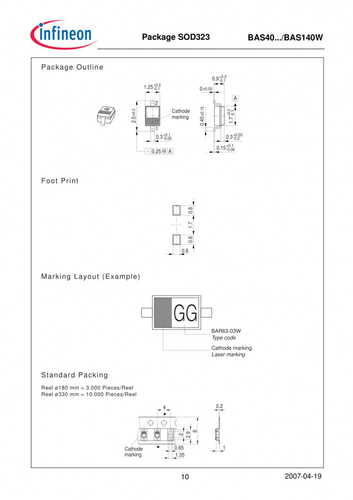 BAS4006WE6327 technical document page 10