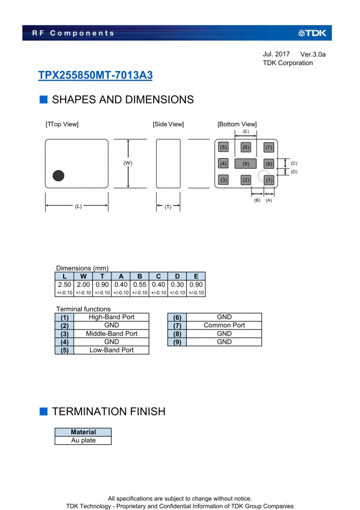 TPX255850MT-7013A3 document page 2