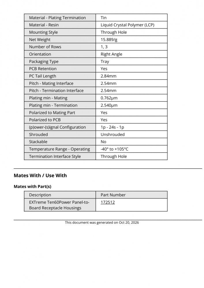 MOLEX 1724580224 technical document image 3