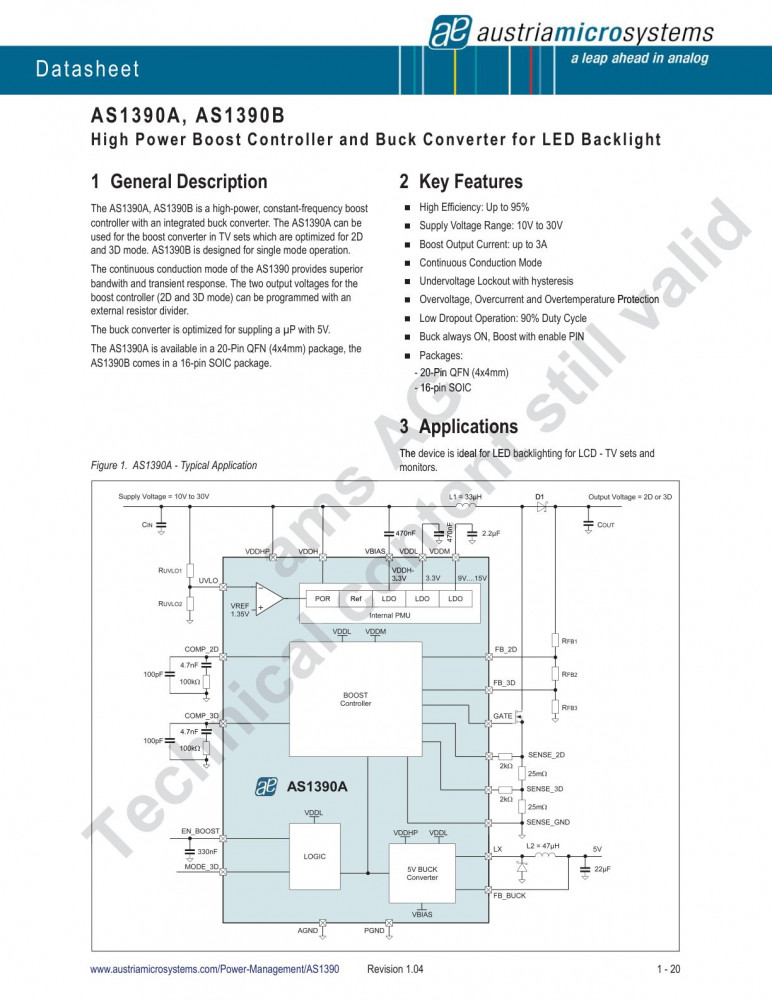 AS1390B datasheet page 2
