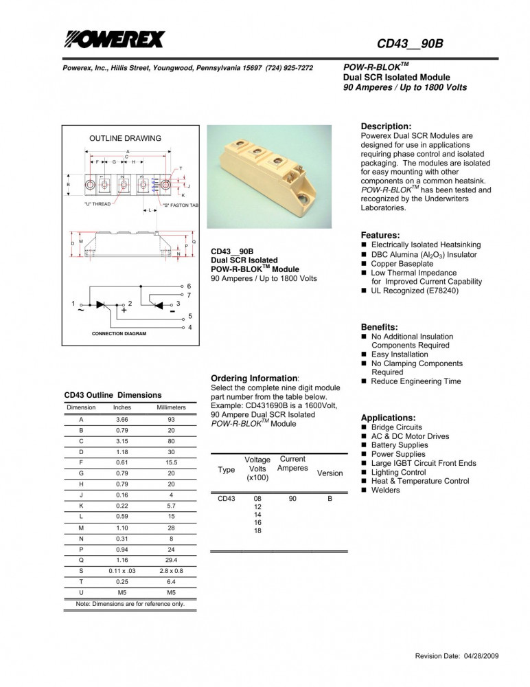 CD431290B technical document page 1