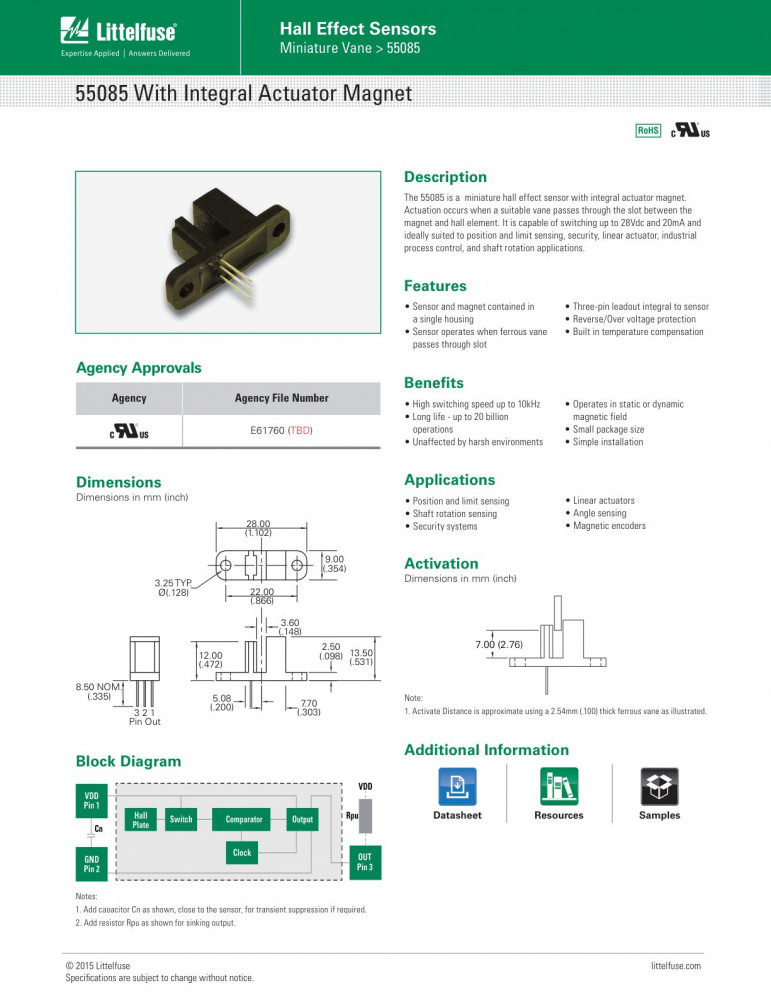 55085-3M-00-0 datasheet page 1