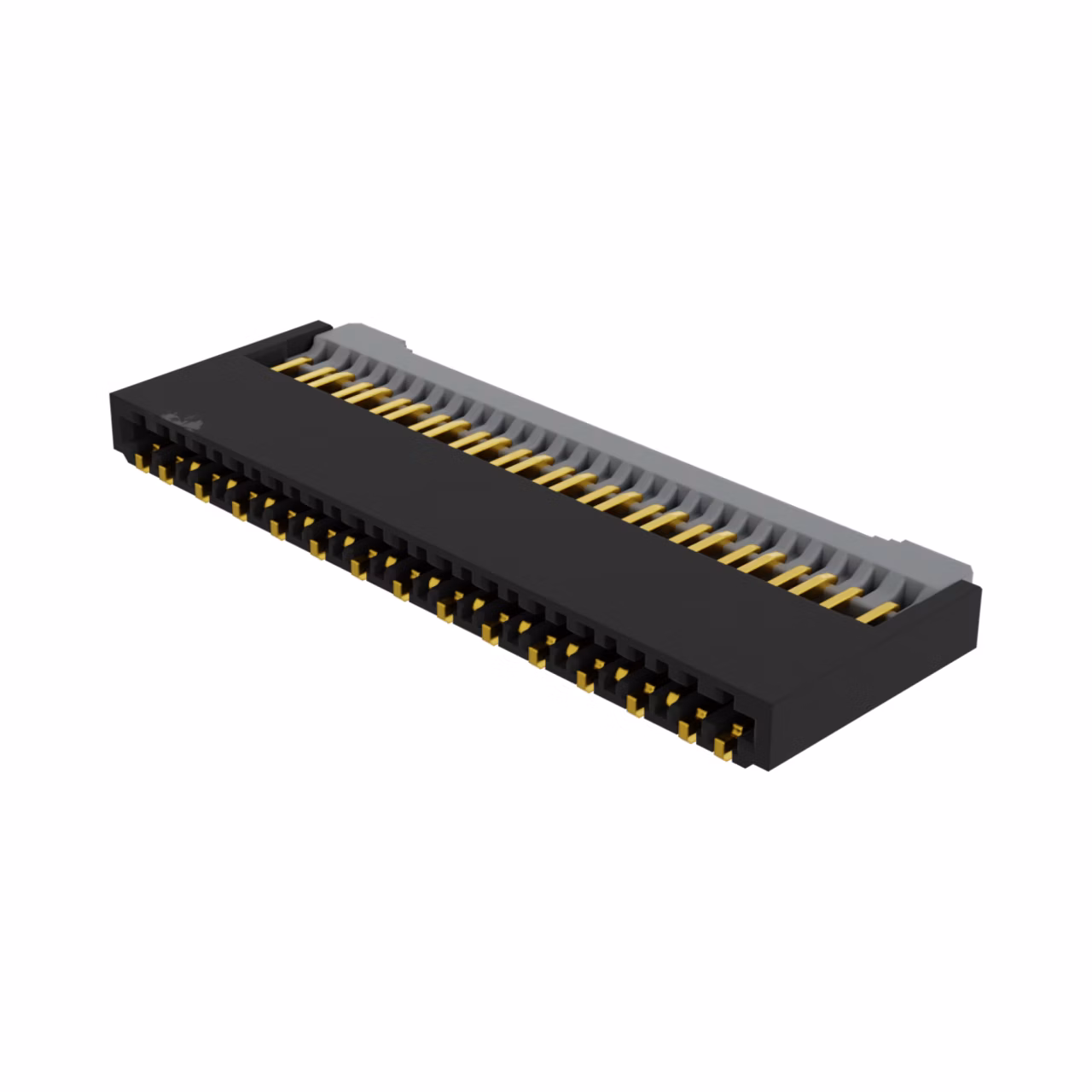 Easy-On Back Flip FPC Connector with Lock Terminal, 0.30mm Pitch, LA75 Series, Right-Angle, Surface Mount, Dual Contact Style, 0.75mm Height, 25 Circuits for sale